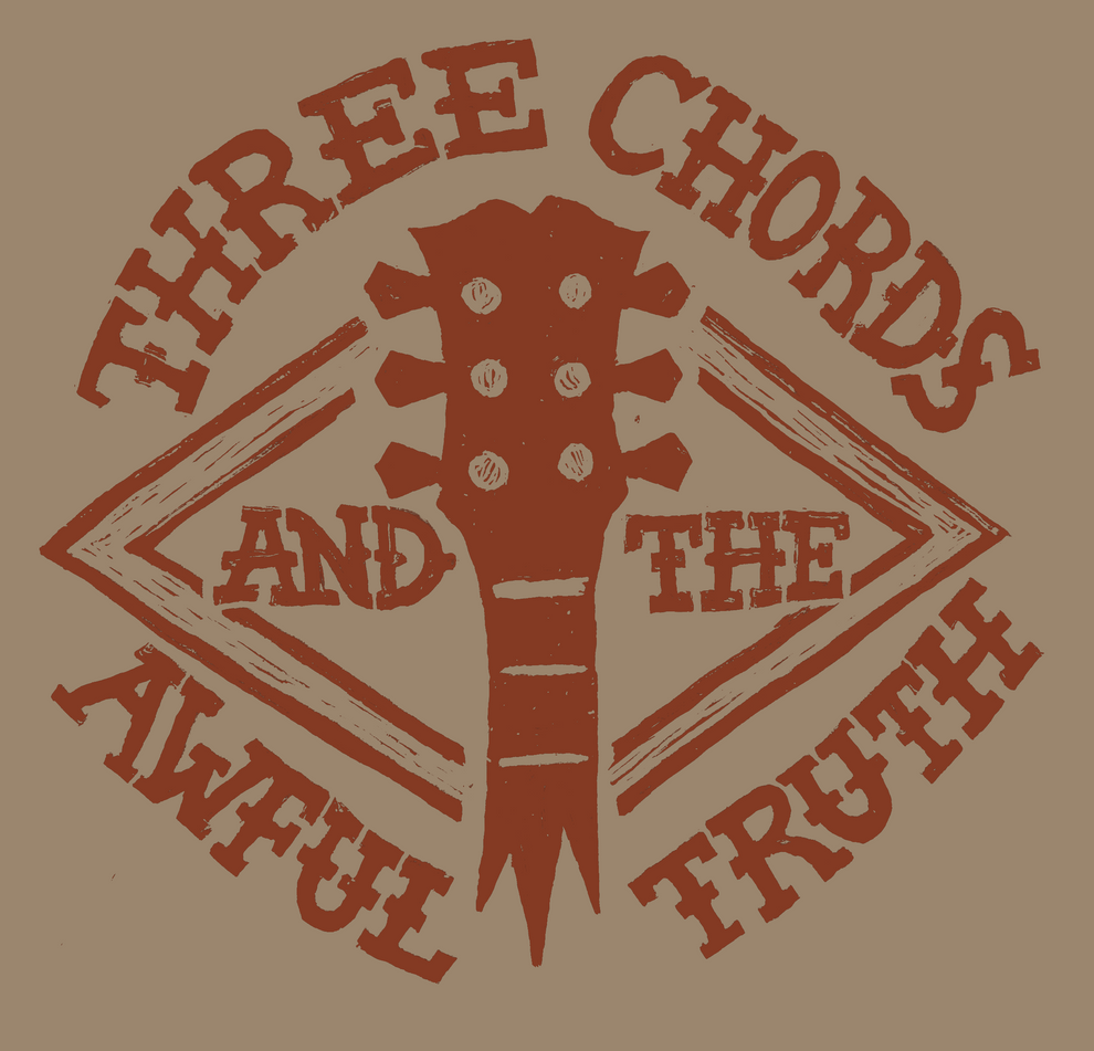 THREE CHORDS & THE AWFUL TRUTH LOGO TEE – Three Chords and the Awful Truth